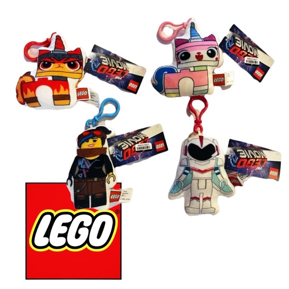 Lego | Toys | Lego Movie Stuffed Animal Plush Key Chains Set Legos Toys ...